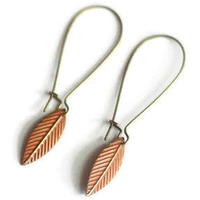 Leaflet Earrings – Gleeful Peacock