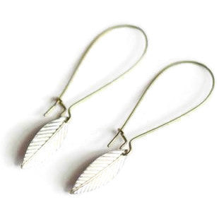 Leaflet Earrings – Gleeful Peacock