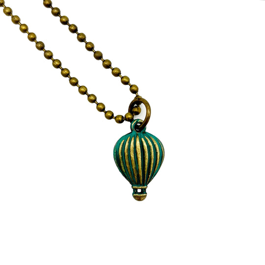 Explore Whimsical Hot Air Balloon Charms: Hand-Painted Jewelry for ...