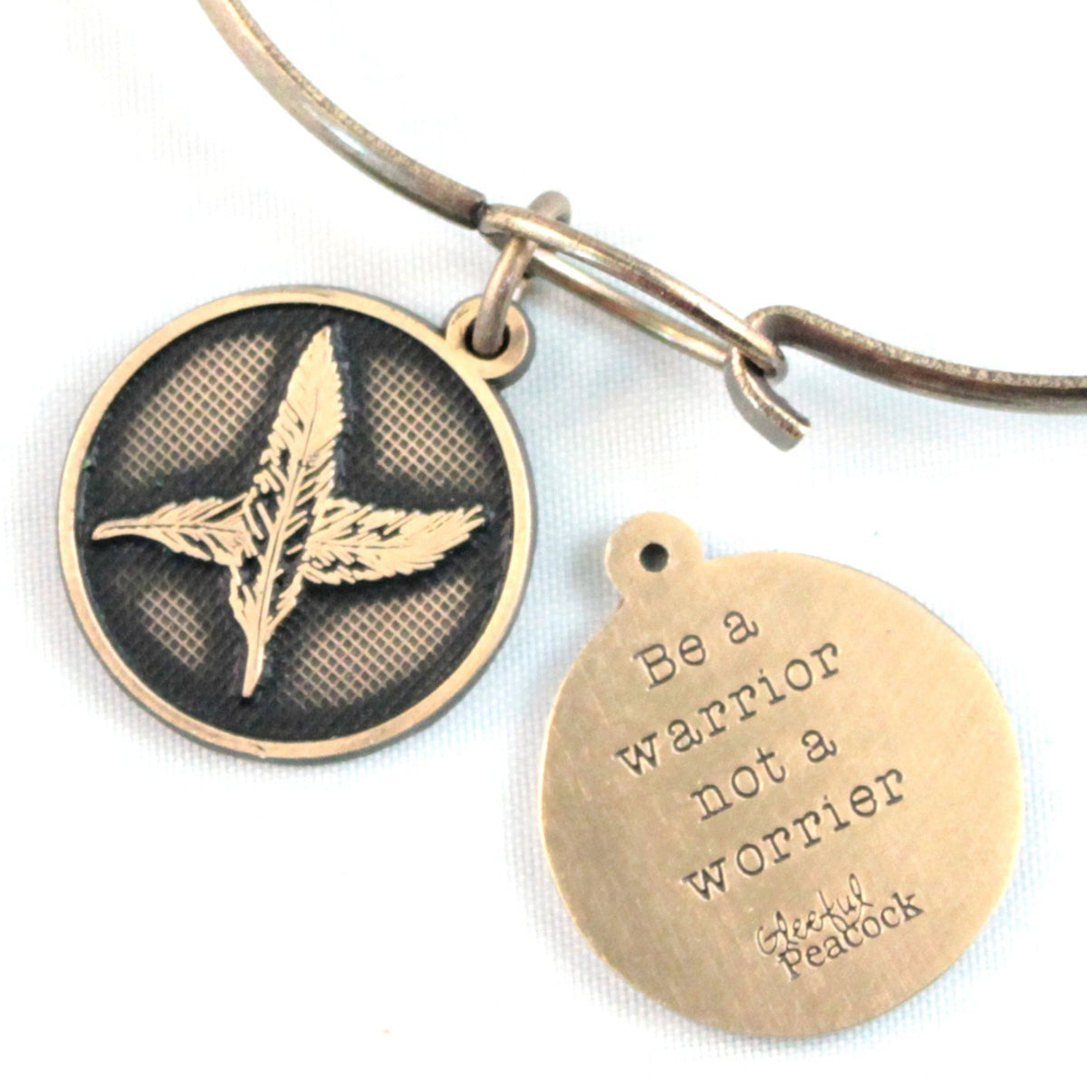 Warrior Token Charm Bracelet, Necklace, or Charm Only – Gleeful Peacock