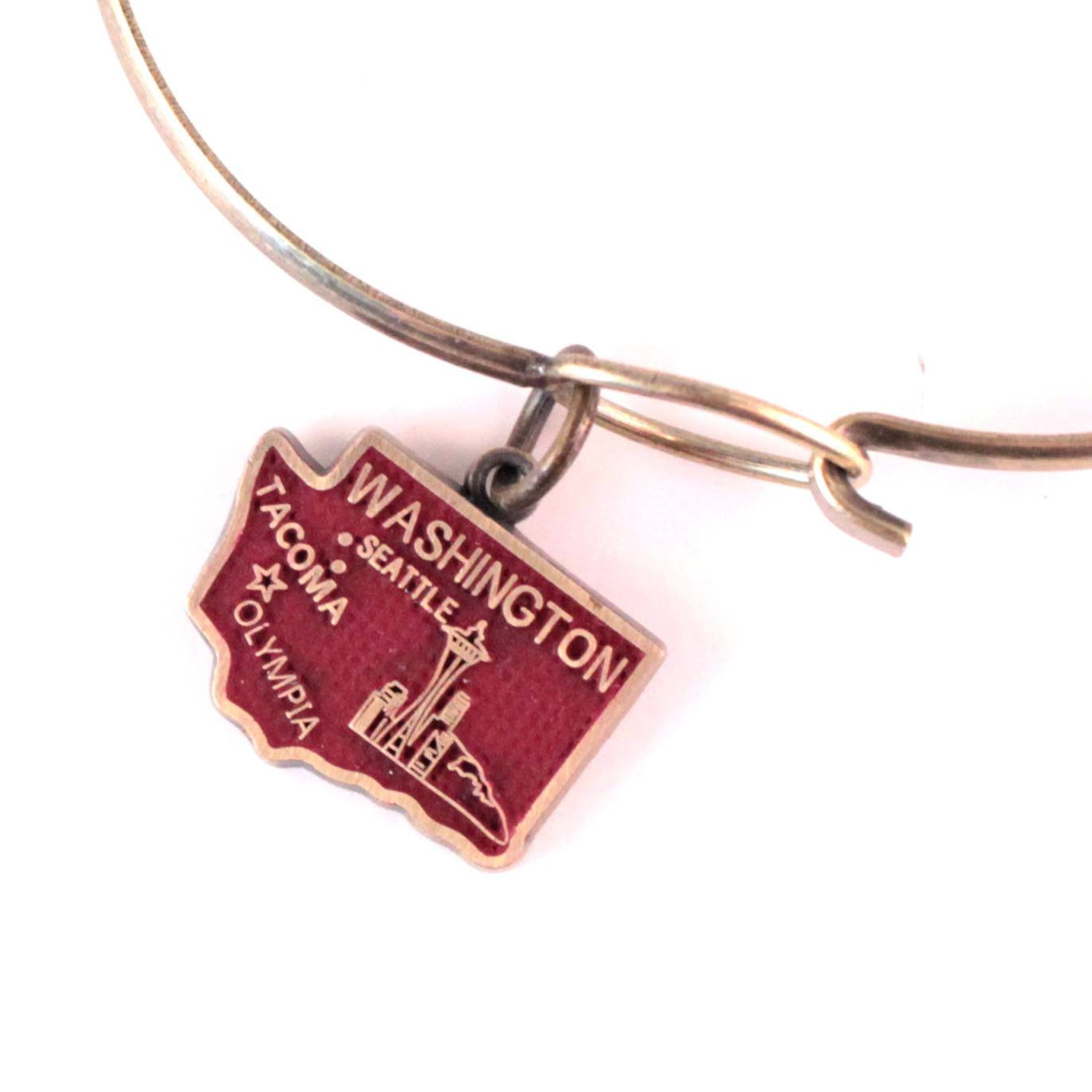 Washington State Love Charm Bracelet, Necklace, or Charm only – Gleeful ...